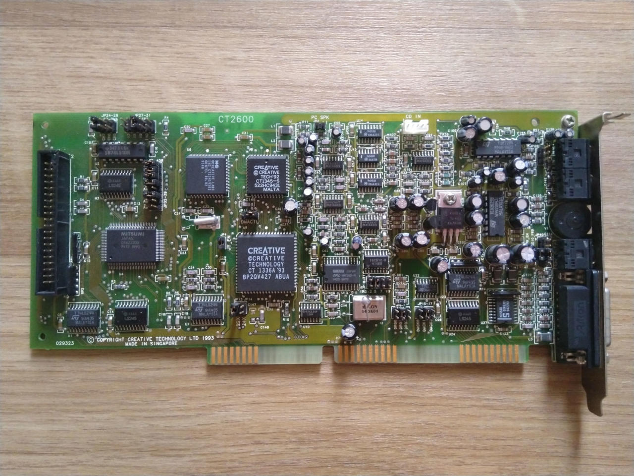 Nově ve sbírce: Sound Blaster Pro II (CT2600) | high-voltage.cz